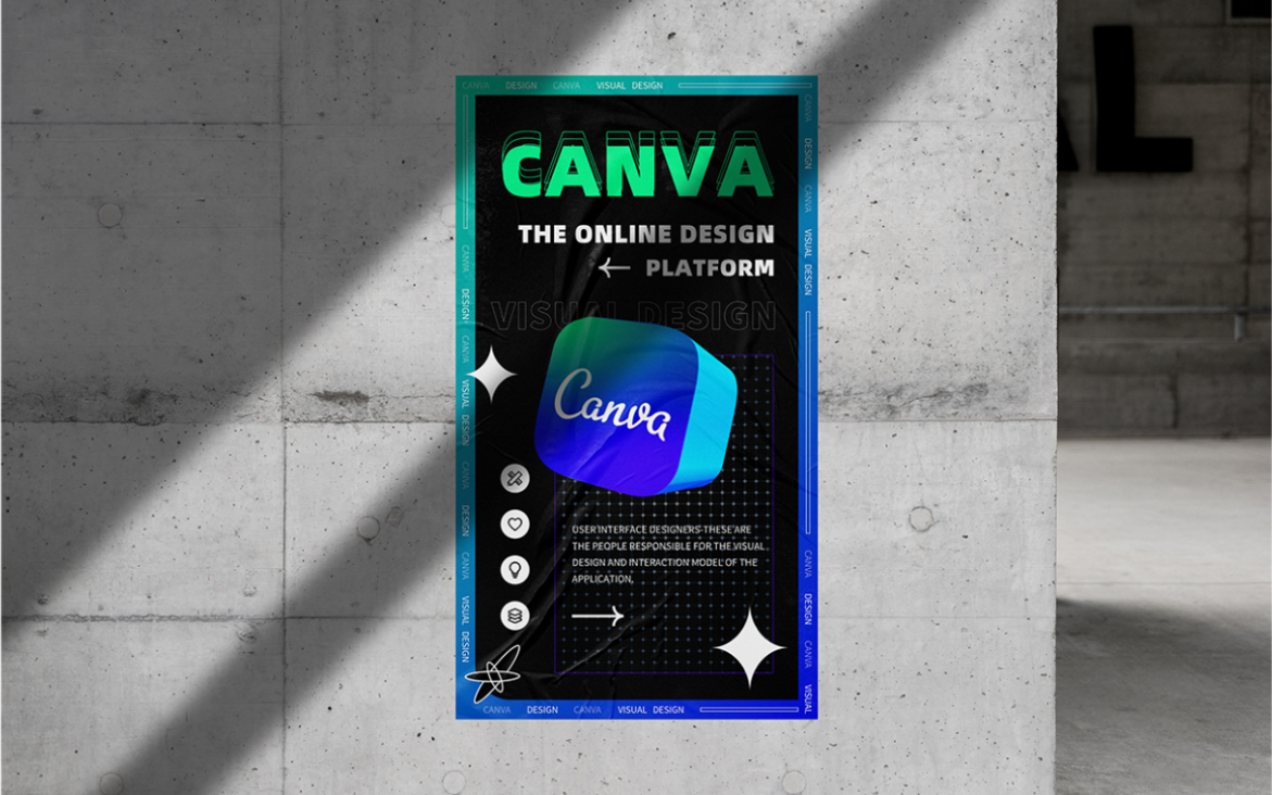 【封面海报】Canva3D海报设计分享-Canva可画在线设计平台