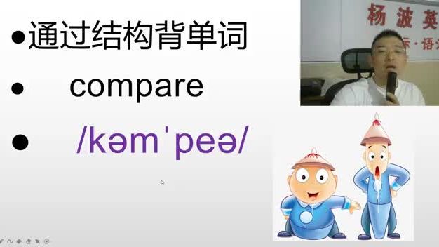 每天解构背诵一个中学单词:compare#背单词