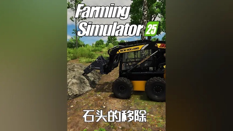 模拟农场25 石头的移除 模拟农场25 石头的移除