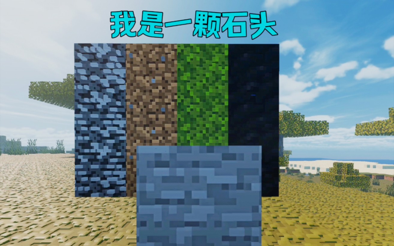 我是一颗石头_我的世界