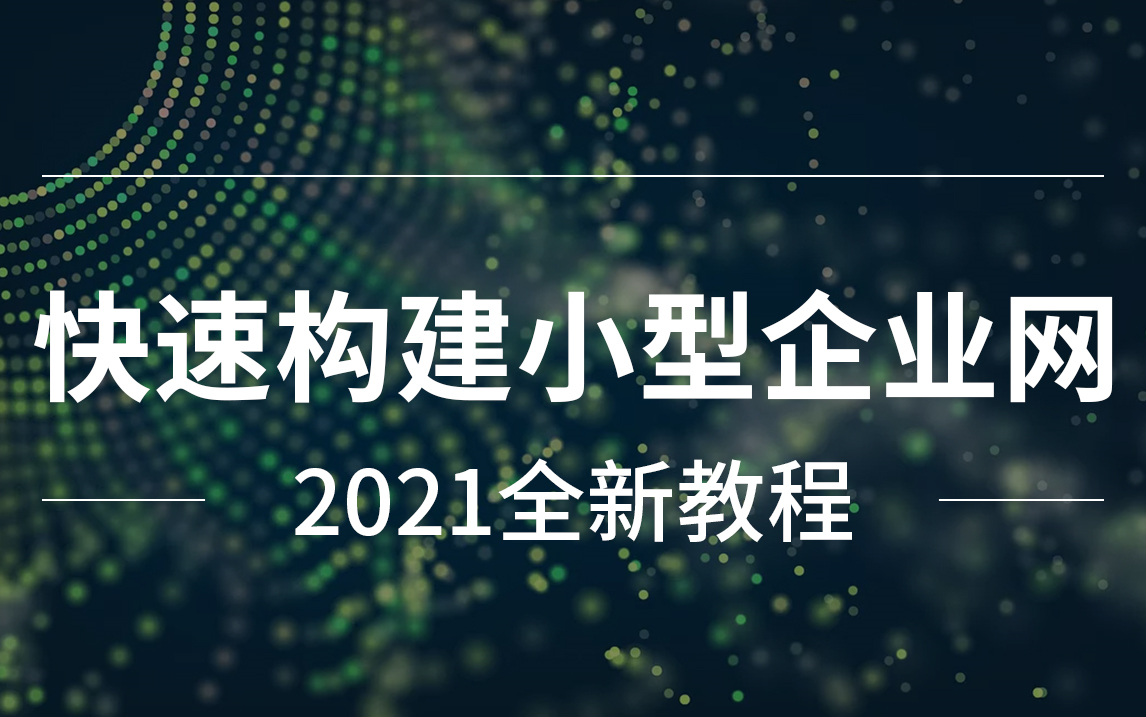 《快速构建小型企业网》全新教程 网络安全 网安教程