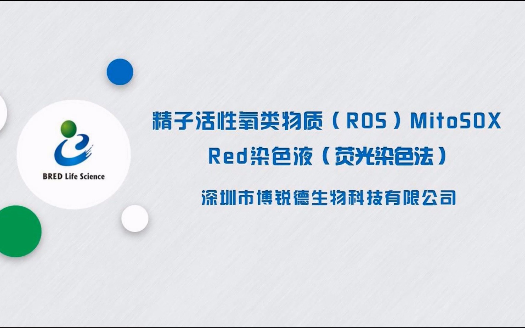 博锐德-精子活性氧类物质(ROS)MitoSOX Red染色液(荧光染色法)