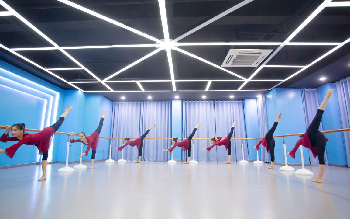 【单色舞蹈】中国舞《把杆组合》实录,二阶教练班学员展示