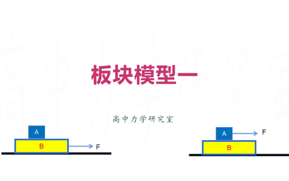 板块模型一