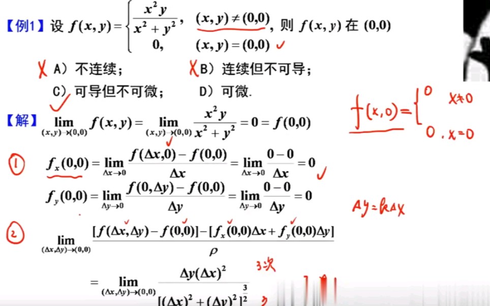 可导但不可微的经典例题