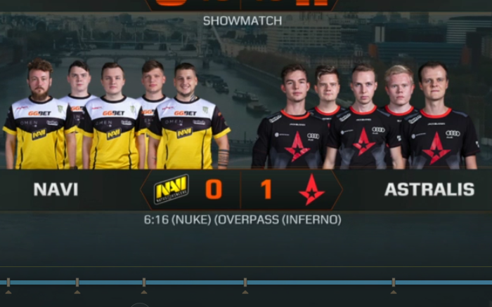 【CSGO 2018 MAJOR 决赛!】NAVI VS A队 决赛比赛录像!