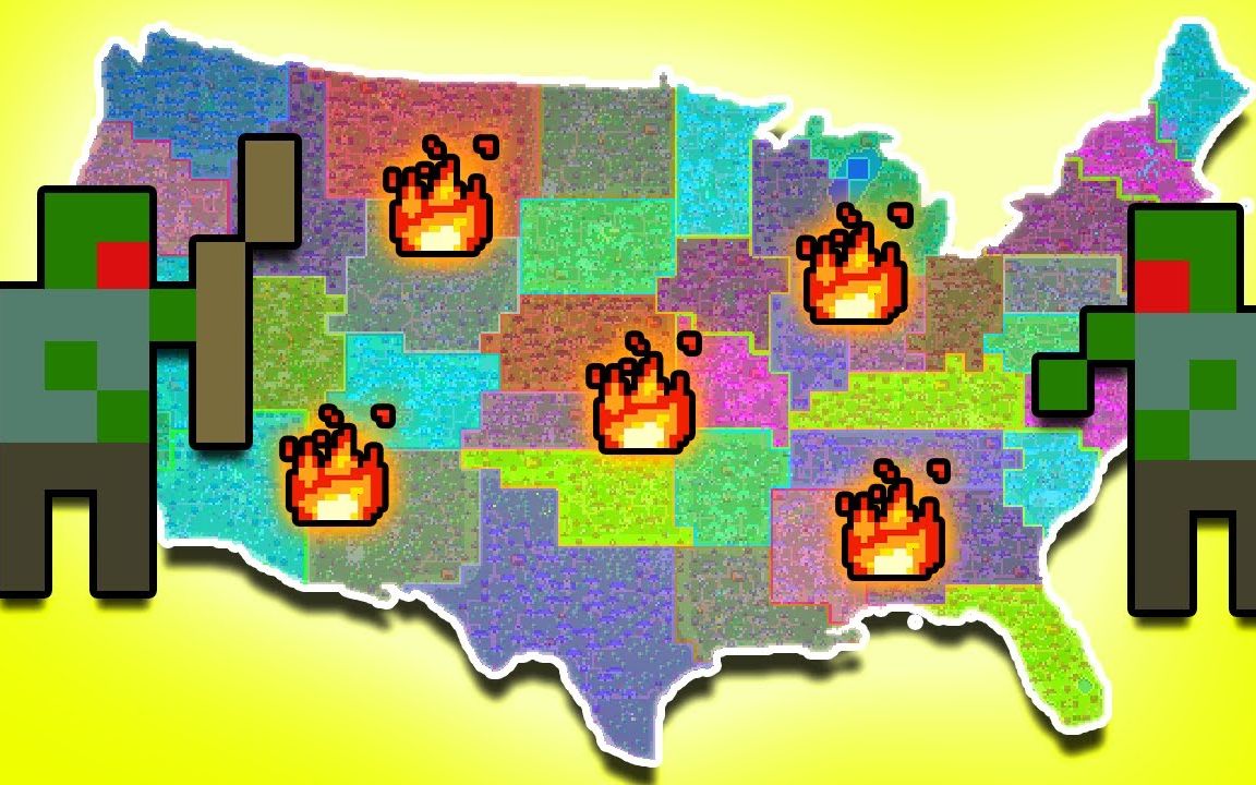 四大部落穿上神仙装备后打架真热闹 世界盒子上帝模拟器