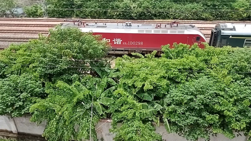 东北开往华南的直特!广铁广段HXD1D牵引Z12次列车