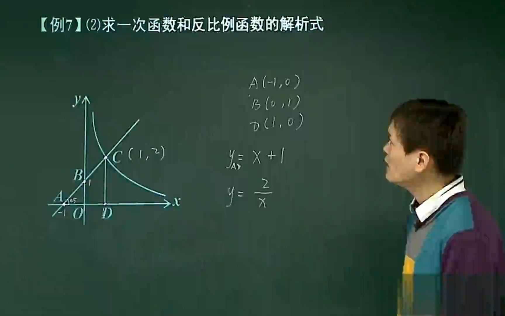 初三数学:一次函数和反比例函数的综合问题,推荐收藏