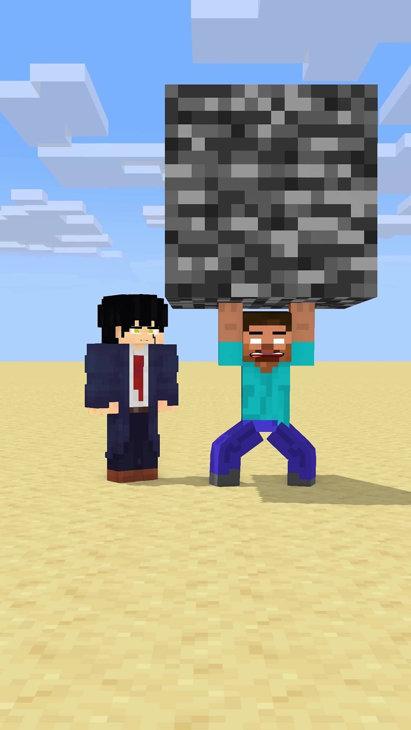 我的世界:Him举不起快帮帮他!