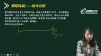 注会CPA财管:如何理解公式:盈亏临界点作业率+安全边际率=1?