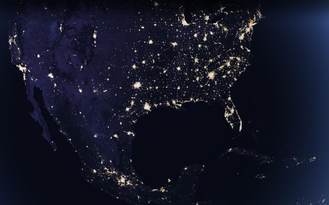 夜间地球灯光卫星影像一览!Bigemap还能实现哪些酷炫效果