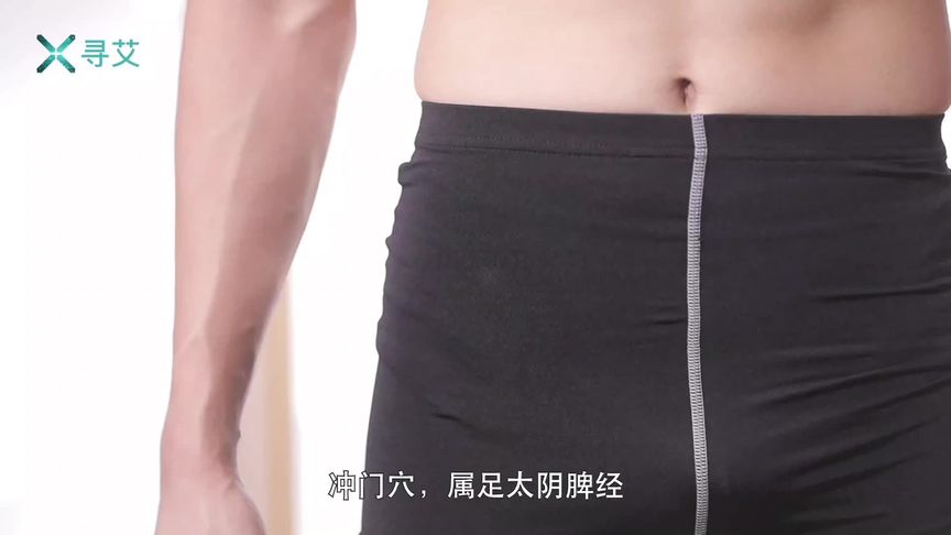冲门穴的准确位置#经络穴位 #艾灸#穴位按摩#取穴#穴位图#找穴位