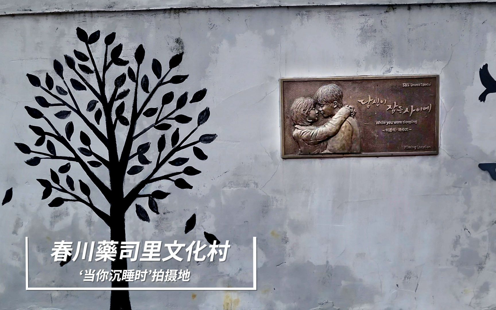 韩国观光地韩流拍摄地-‘当你沉睡时’的拍摄地,春川药司里文化村