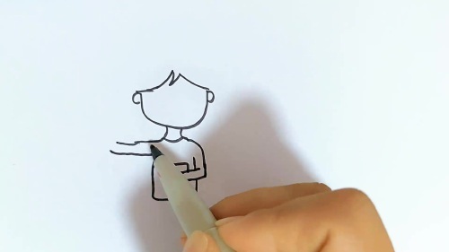 老师怎么画?创意简笔画,教师节简笔画,儿童画,少儿创意美术