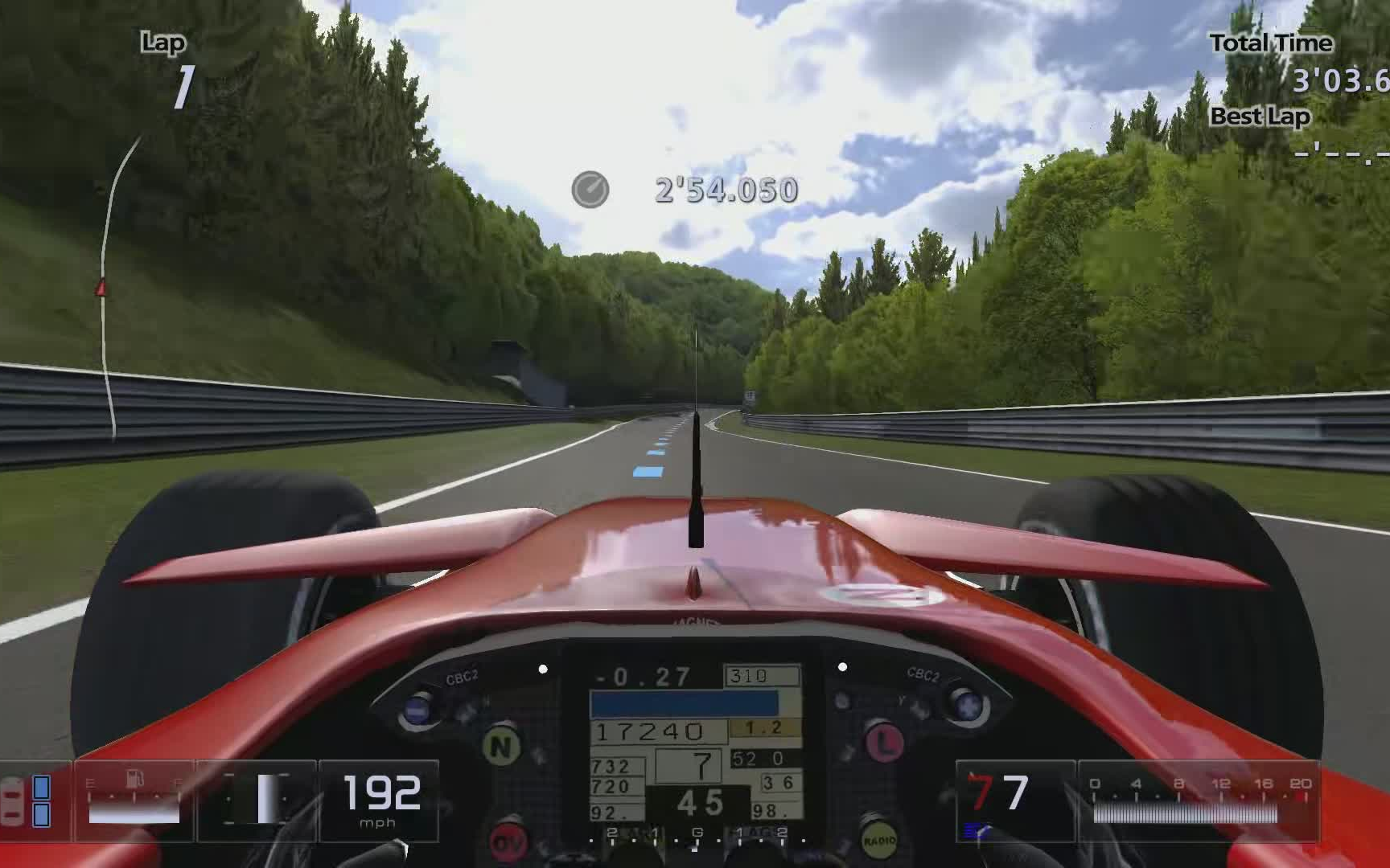 【RPCS3模拟器测试】GT赛车5纽北赛道F2007试跑