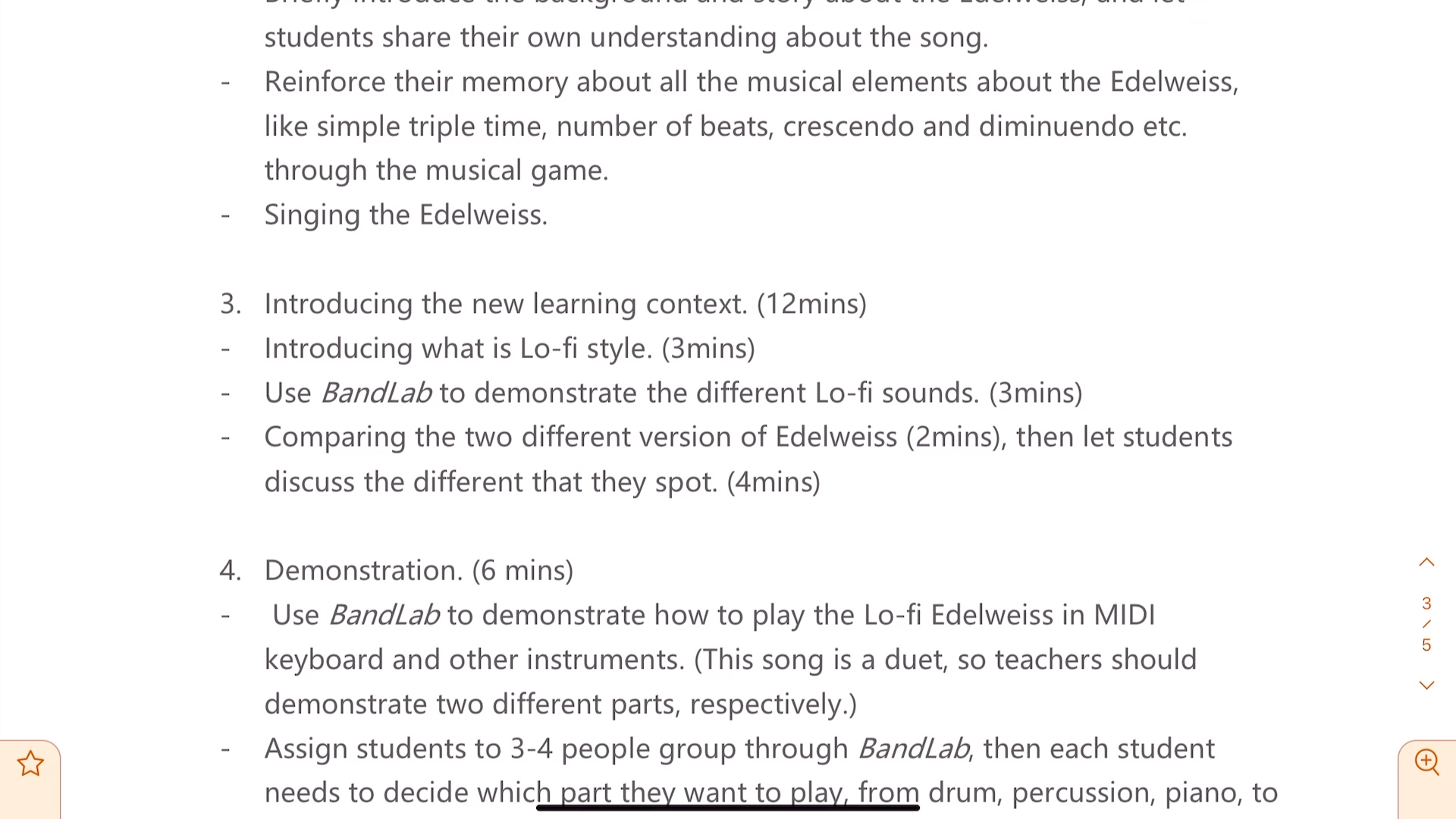 Lesson Plan with BandLab
