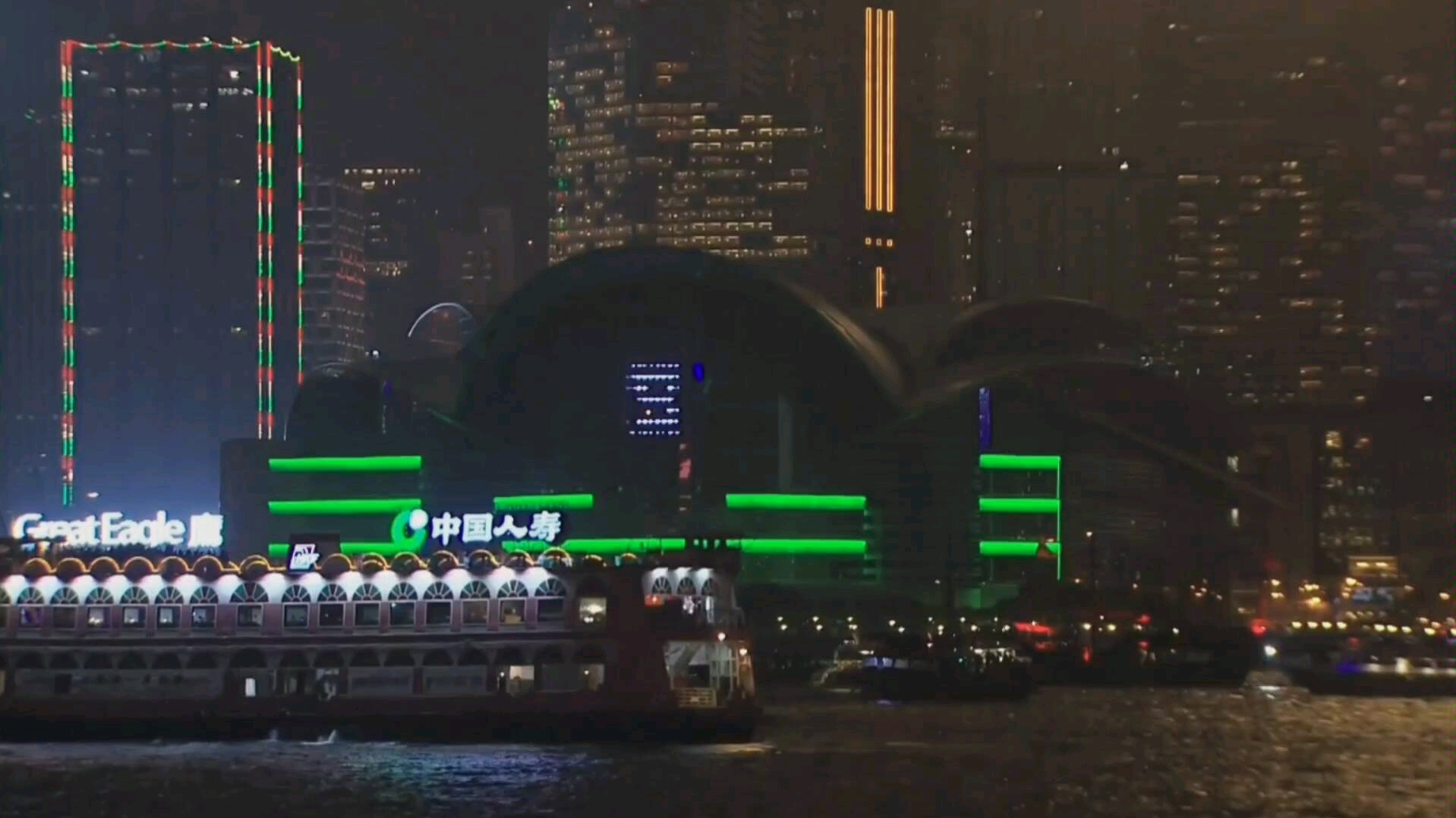 跨年倒计时及灯光秀cut