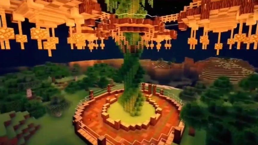 我的世界:大神种树过程