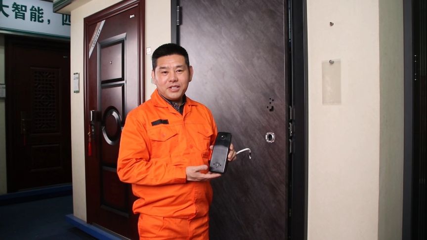 王力可视防盗智能锁Z123款安装视频