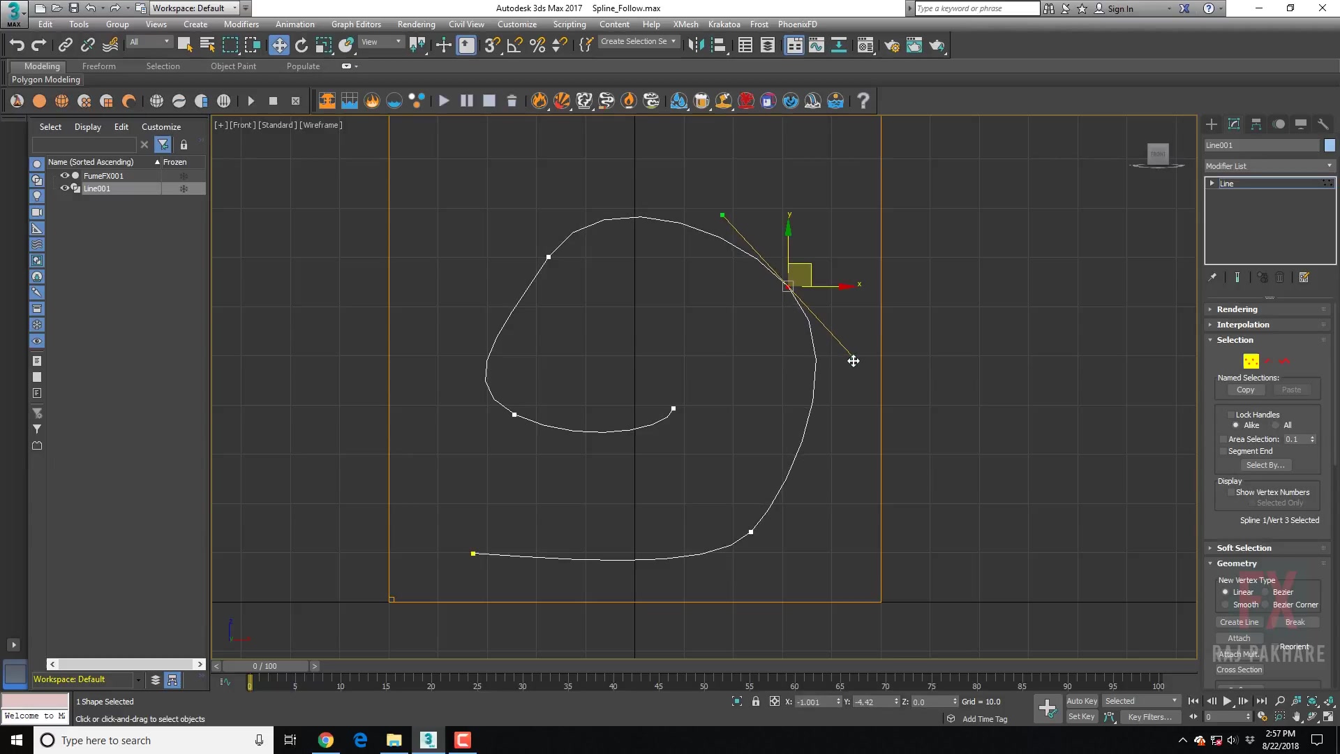 【YouTube转载】3D Max中粒子跟随曲线路径的几种解决方案