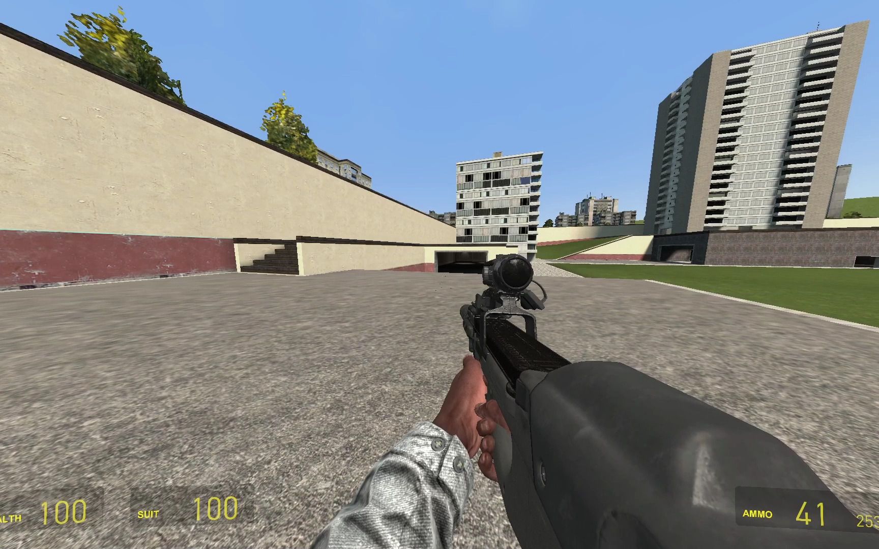 【GMOD】如何营造一个执法记录仪的视角_GMOD_演示