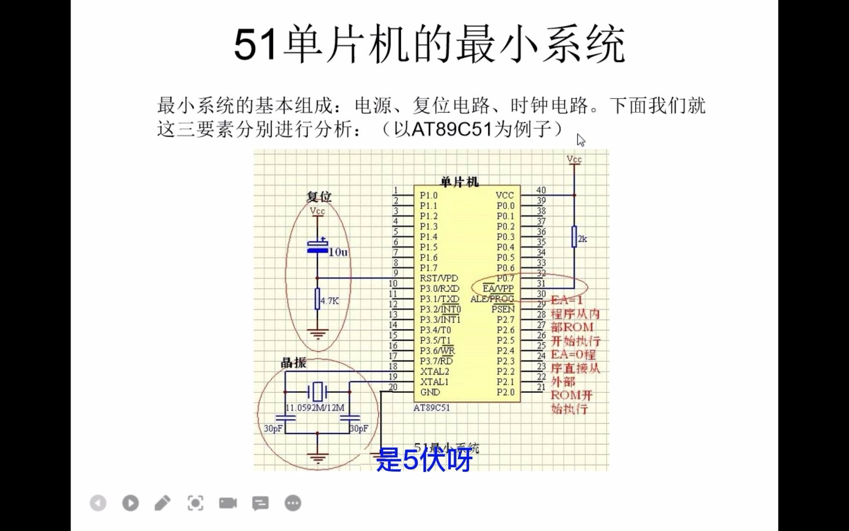 51单片机的最小系统讲解