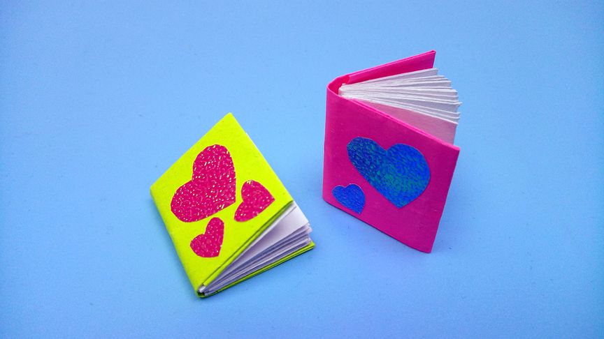 小朋友最喜欢的迷你笔记本,简单易学的小本子,手工折纸视频教程