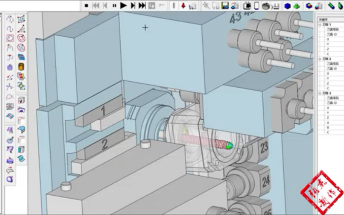 请看走心机旋风铣如何编程