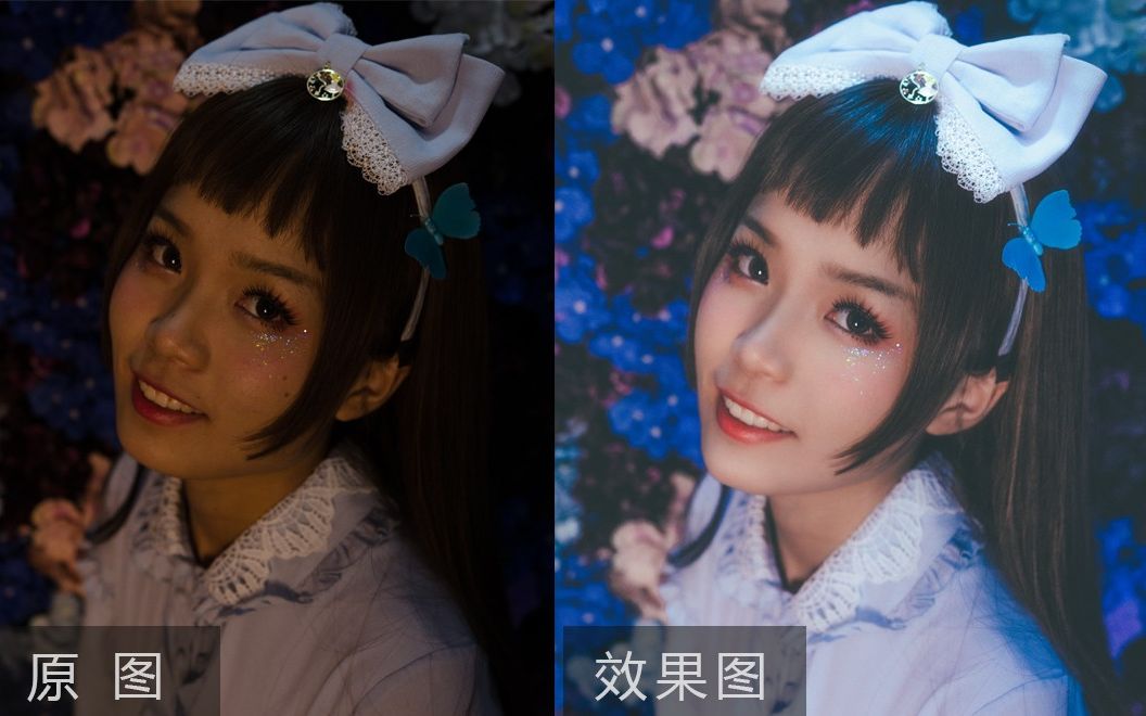 【附素材与源文件】PS+LR预设-日系胶片少女的写真精修