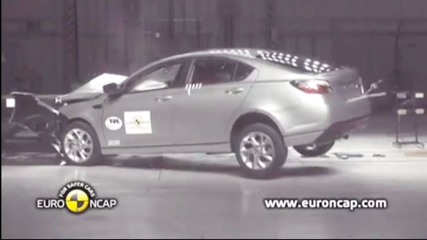 名爵MG6欧洲ENCAP碰撞测试,4星通过还不错