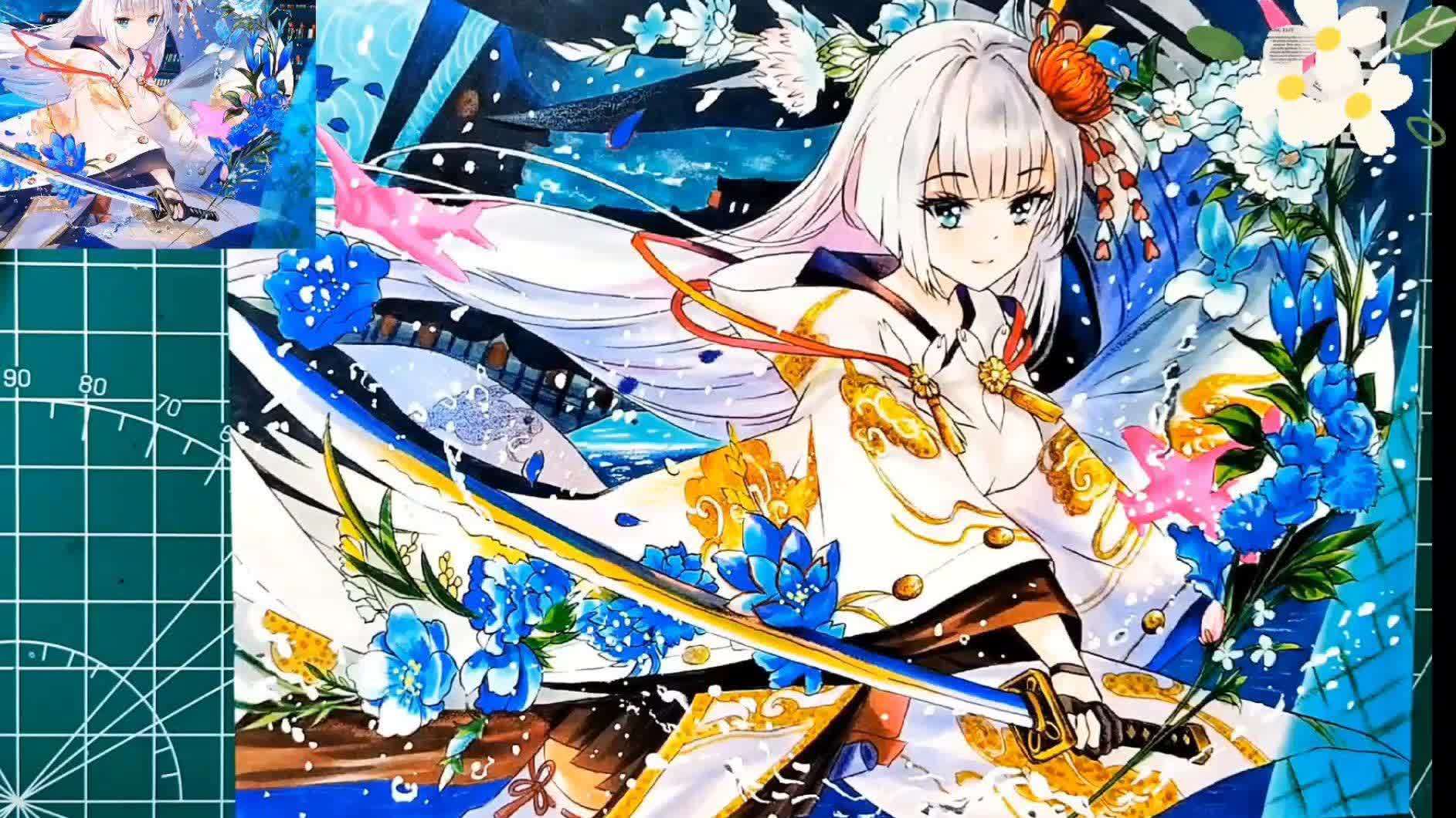 真的是画了好久啊!动漫人物绘画