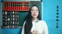 珠心算第20期:认识珠心算5-9!孟老师教学视频