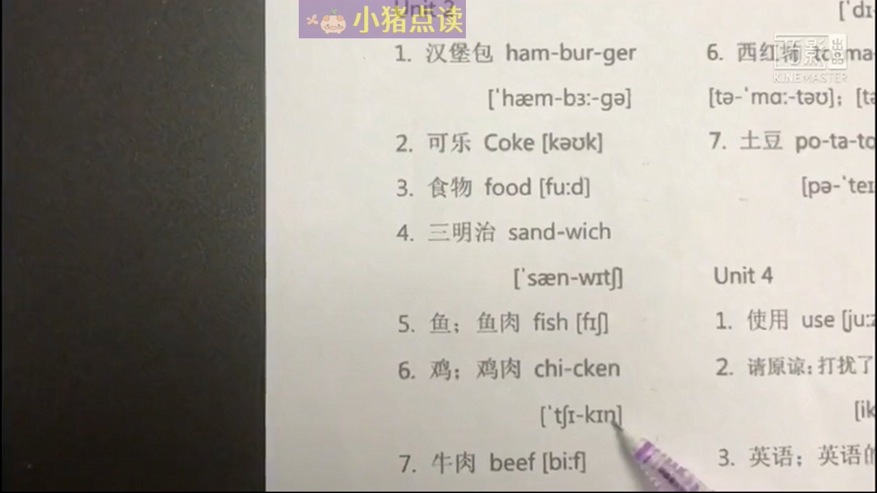 湘少版英语五上册全册单词朗读