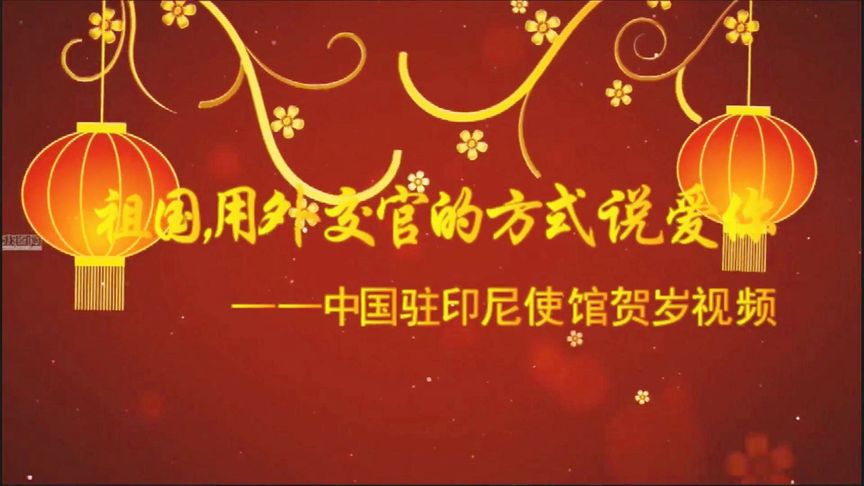 祖国,用外交官的方式说爱你——中国驻印尼使馆