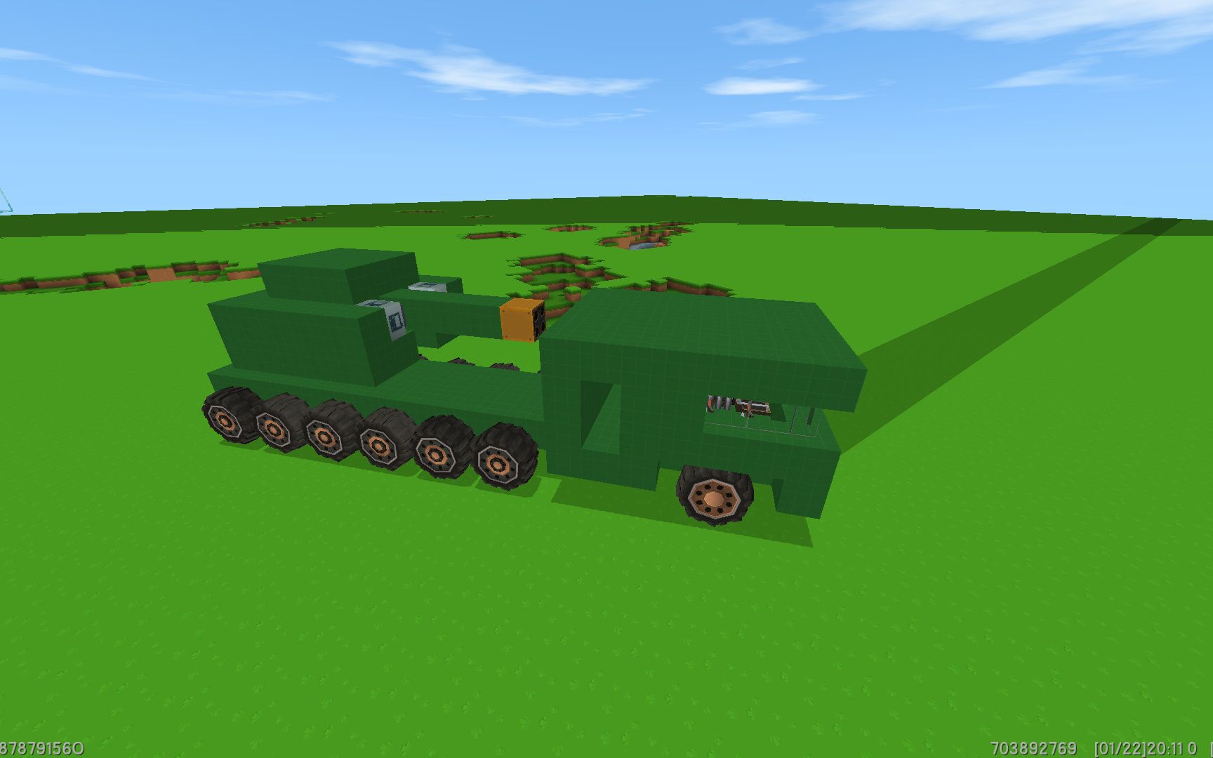 迷你世界:洲际导弹定位火箭