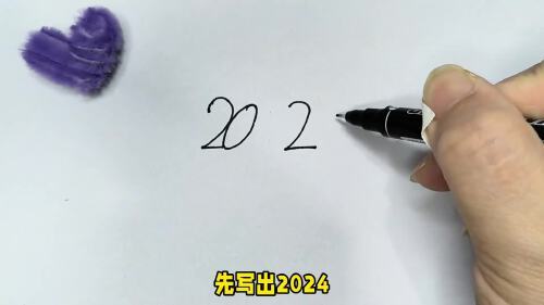 3步画出超萌小鸟!数字简笔画教程,孩子一学就会