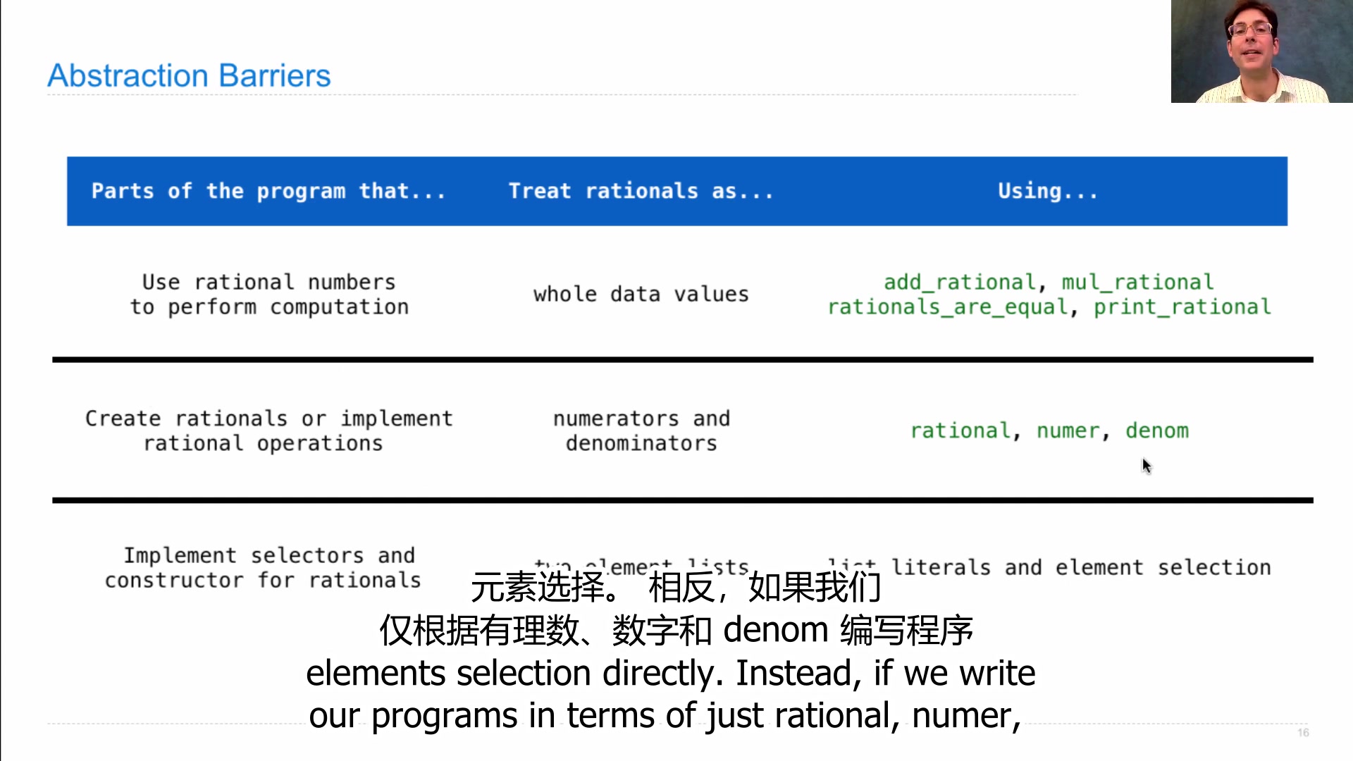 伯克利大学CS61A 计算机程序的构造与解释 2021年秋 中英字幕 1-17课