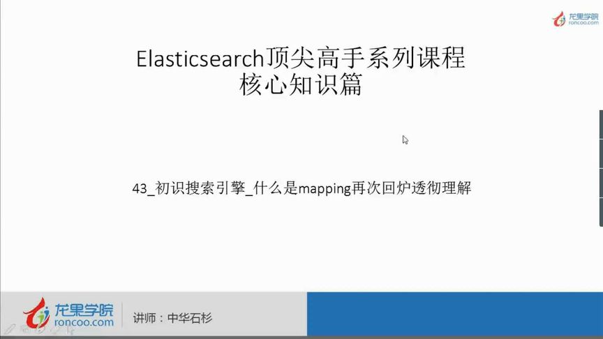 43.初识搜索引擎_什么是mapping再次回炉透彻理解