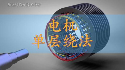 动画详解电机绕组单层绕法