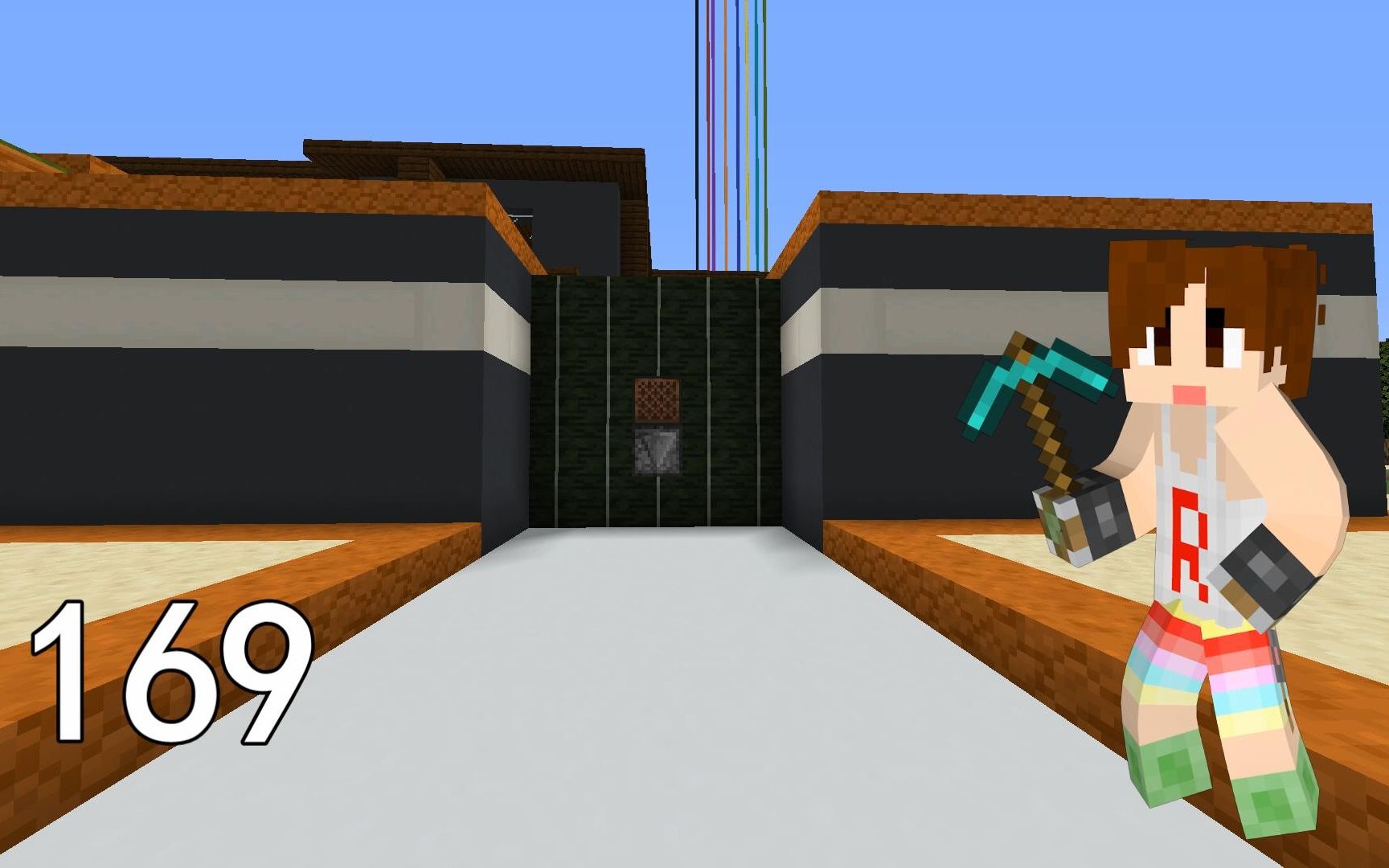 我的世界☆明月庄主☆单机生存[169]五五音符盒门Minecraft