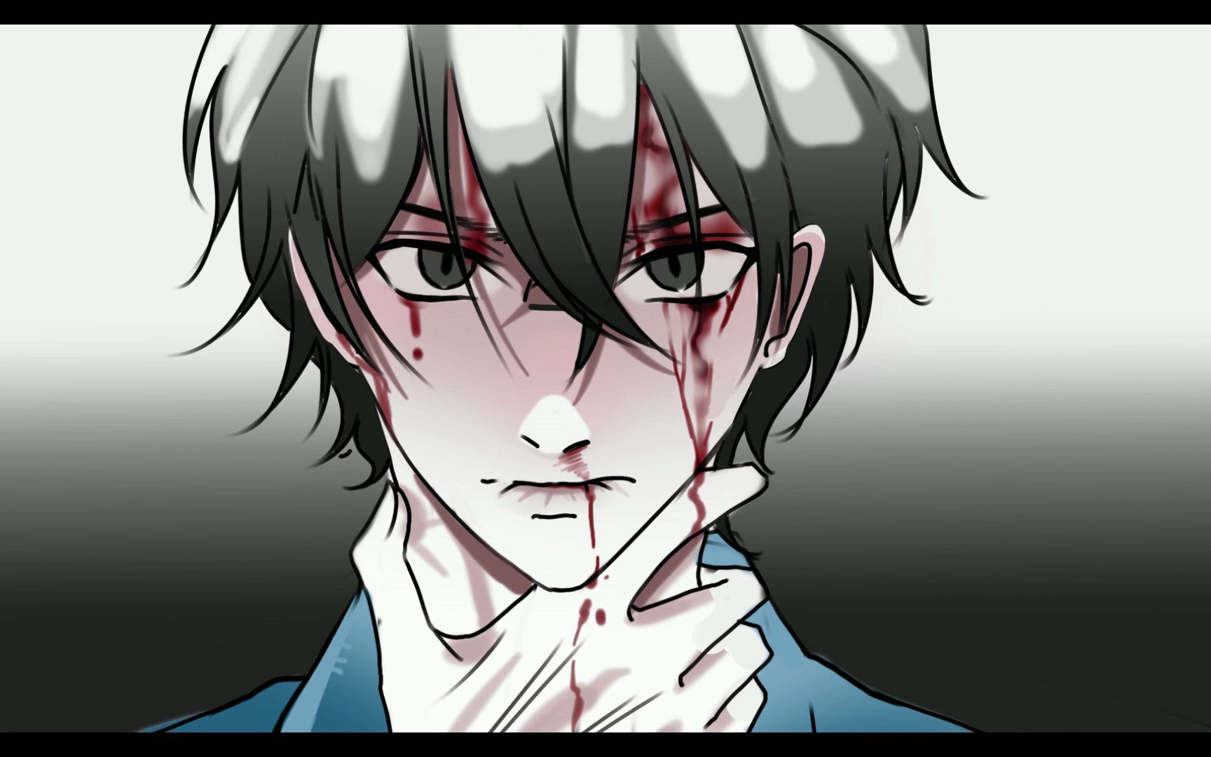 【柯南同人的同人手书】战损美人!美强惨!刀刀致命戳肺管子(为了漫画...