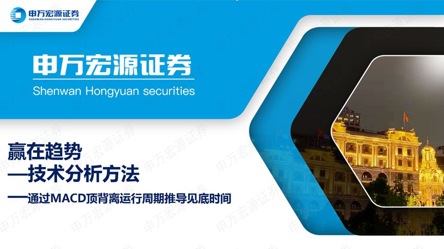 #赢在趋势#技术分析方法#MACD推导见底时间#申万宏源证券云投教#