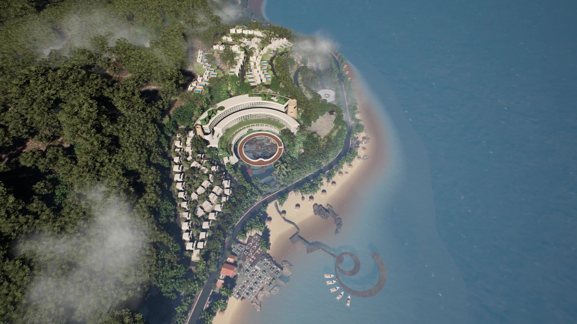 ue4 做建筑渲染效果 还是很棒 比我想象中要惊艳很多 不的不说还是很...