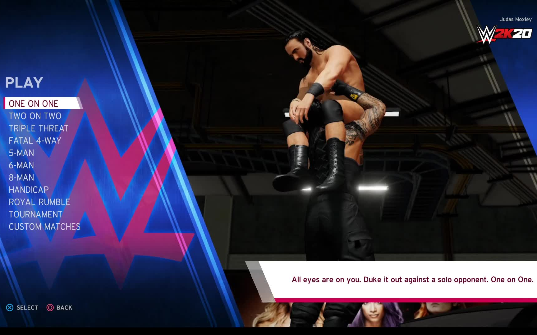 【马场信哲】wwe2k20基础教学 关于键盘操作(wwe2k游戏的四大基础...