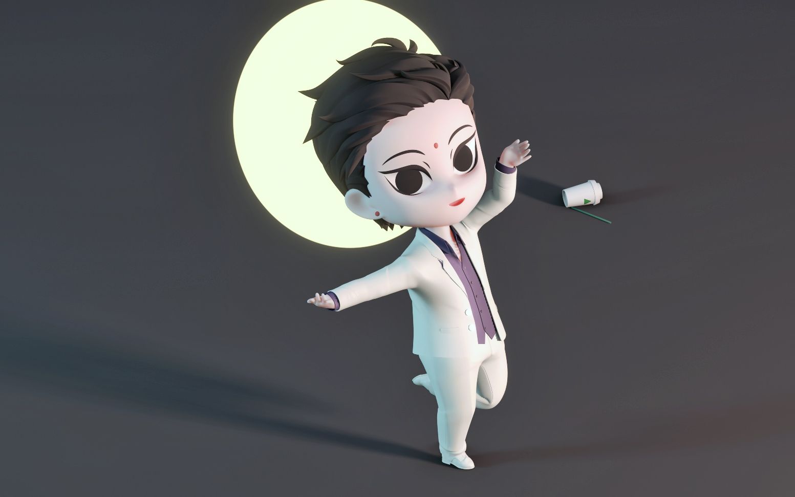 【非人团战2021】【大士】你的咖啡拿错啦!手办故障中…(自建模&自...