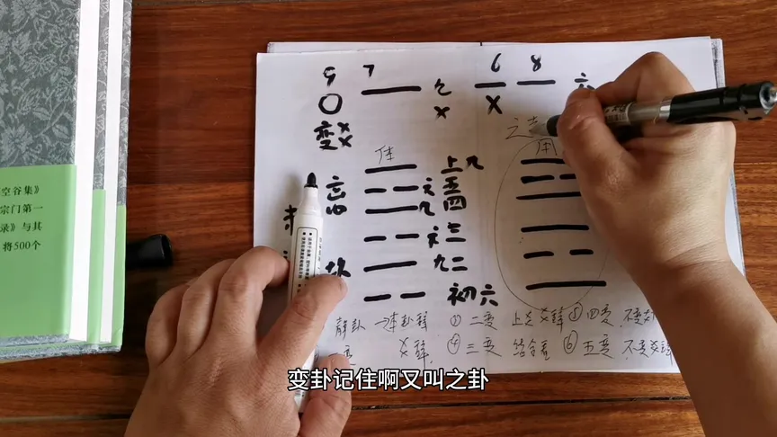 玩转周易,起卦后怎么断卦和取爻,讲解中神奇的事情发生了
