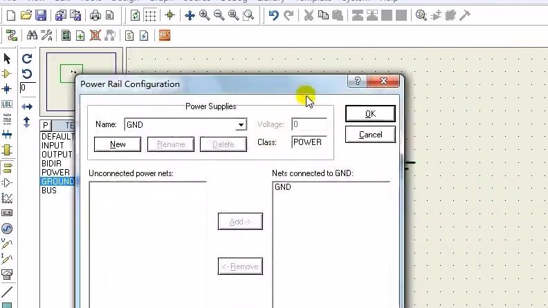 「昌东科技」proteus教程:电源的配置(1)