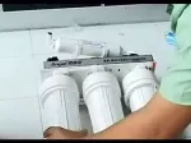 安吉尔净水器RO反渗透纯水机105RO8C1安装视频