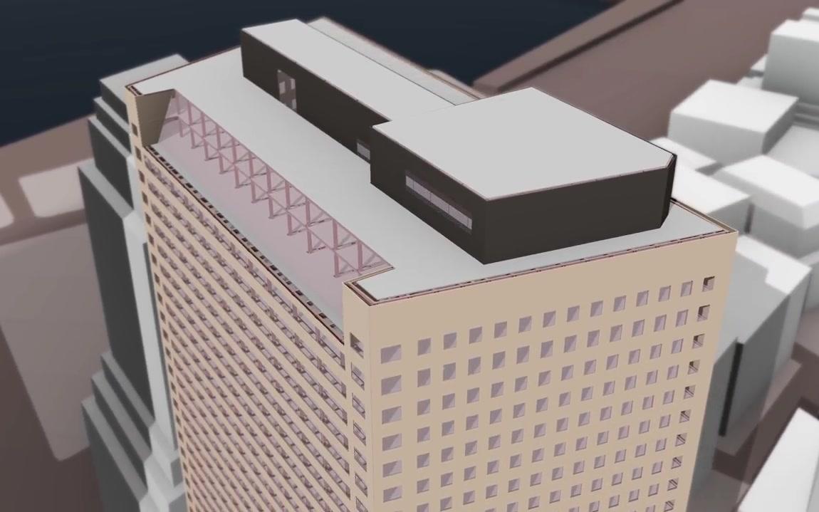 【三维模拟】原世贸7号楼倒塌过程